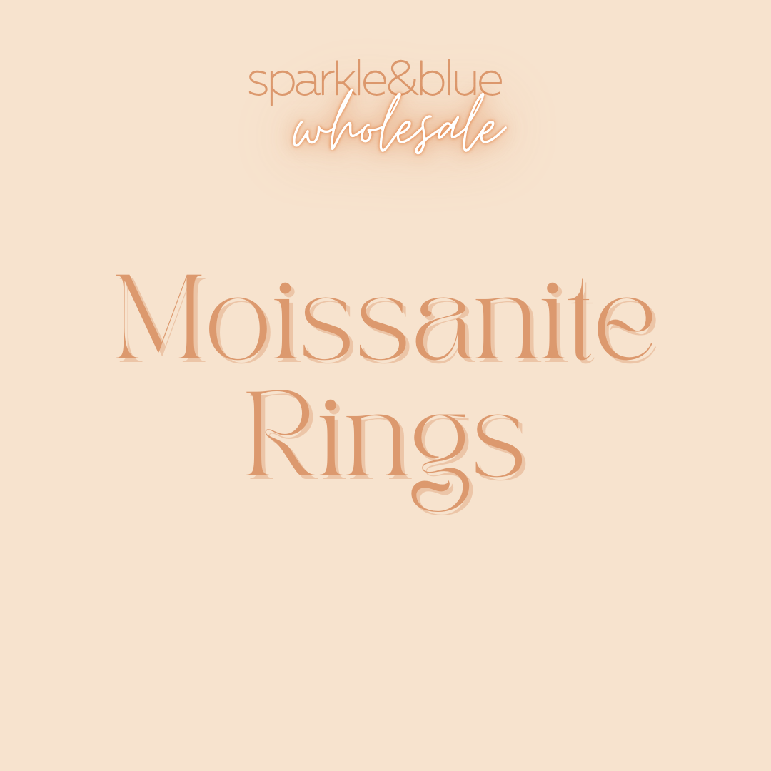 Moissanite Rings by Sparkle & Blue – Sparkle & Blue Wholesale